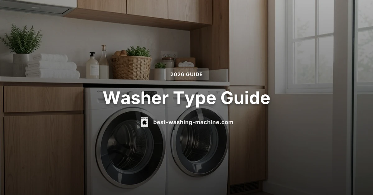 Washing Machine Type Guide: Front Load, Top Load Options