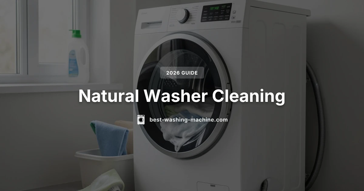 Clean Washing Machine Naturally: A Practical Guide